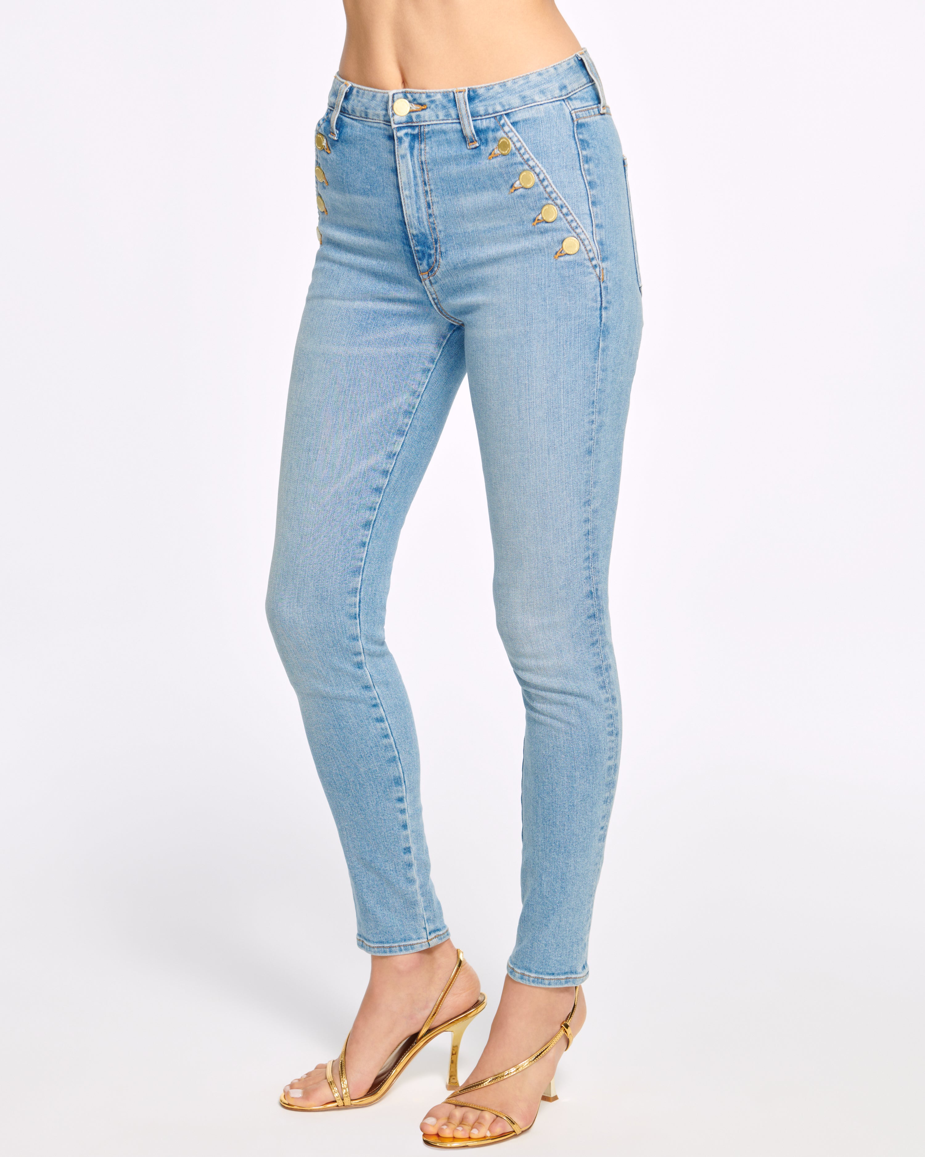 Ramy Brook Helena High-Rise Skinny Jean - light wash - image 1