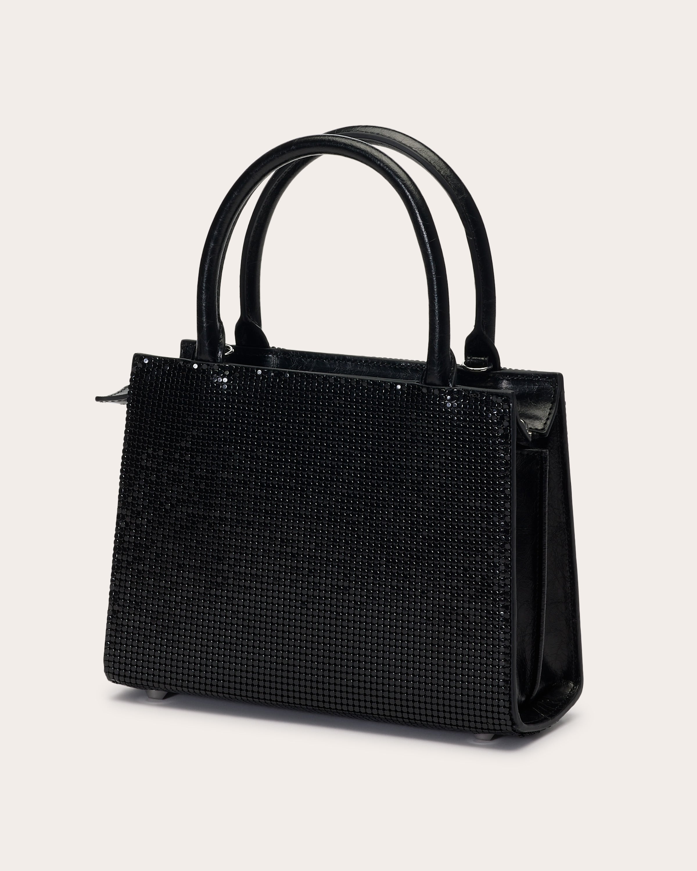 Ramy Brook Portia Leather Chainmail Bag - black - image 2