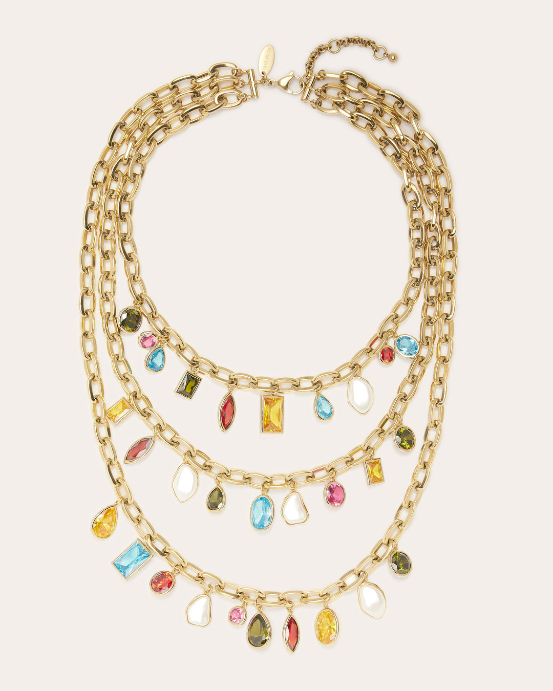 Millie Multicolor Stone Layered Necklace in multicolor | Ramy Brook