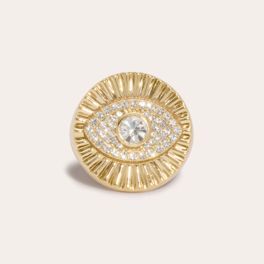 Celia Cocktail Ring in gold | Ramy Brook