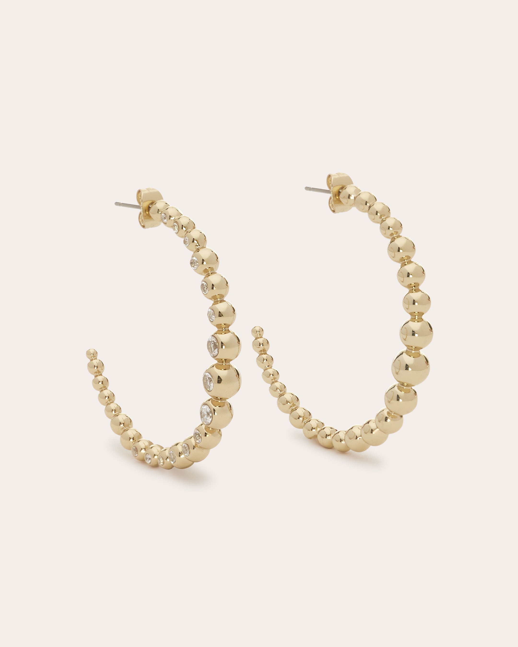 Juliette Hoop Earrings in gold | Ramy Brook