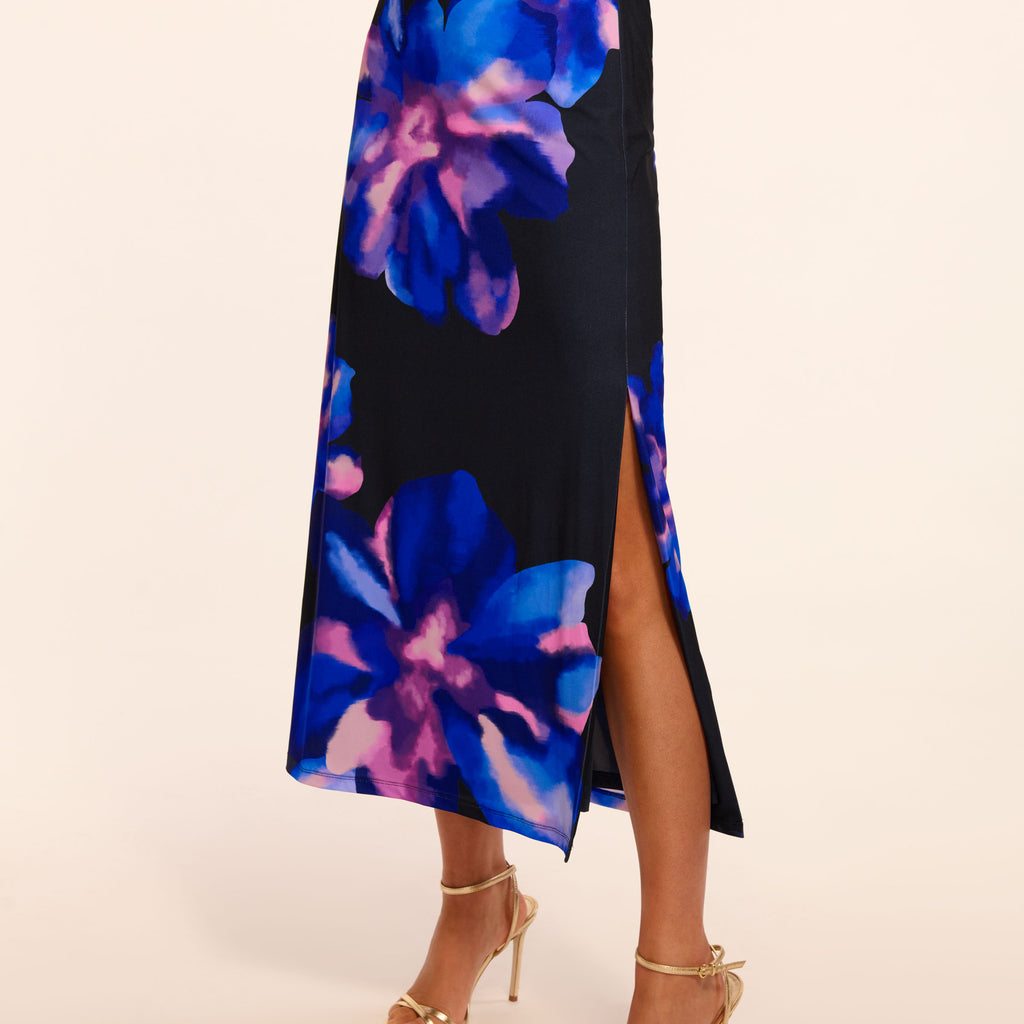 Kate Jersey Midi Skirt in floral jersey | Ramy Brook